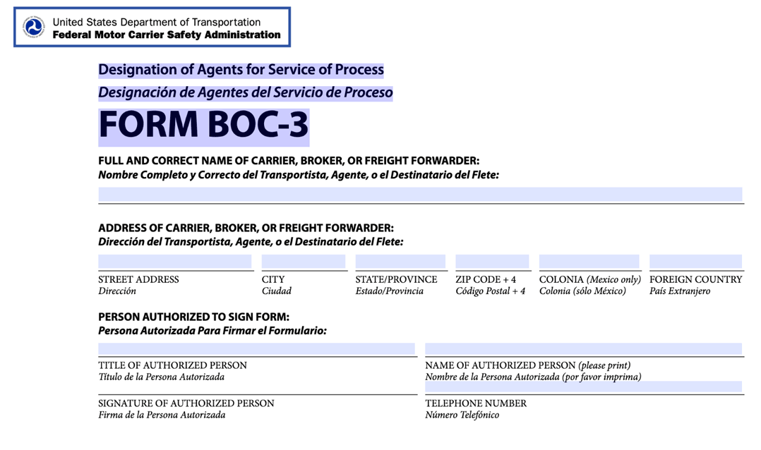 How to File a BOC-3 Form - Loads Kiwi