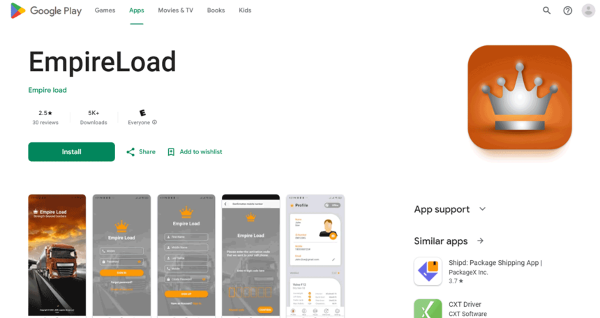 Cargo Van Business Apps - Loads Kiwi