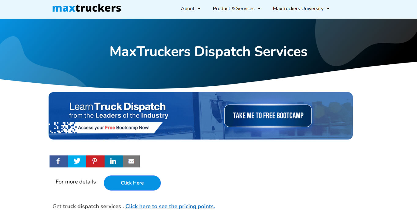 MaxTruckers Dispatch Review - Loads Kiwi